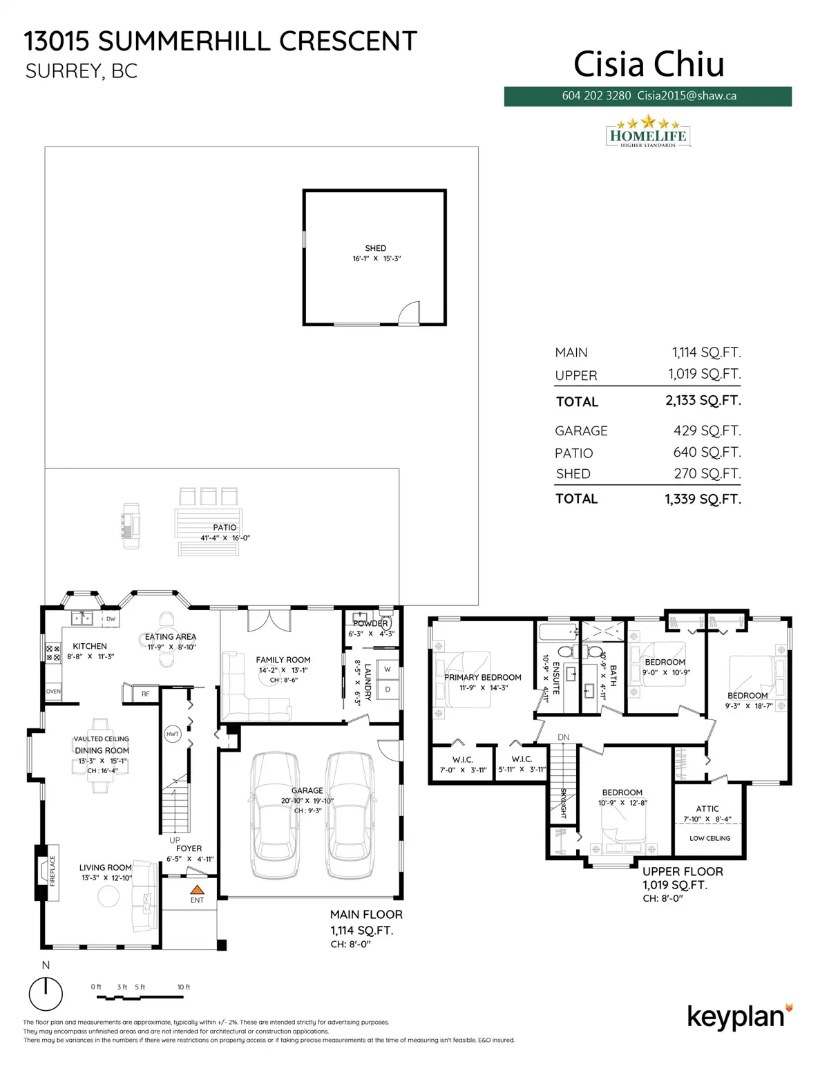 13015 Summerhill Crescent, Surrey, British Columbia V4A7T4 For Sale ...